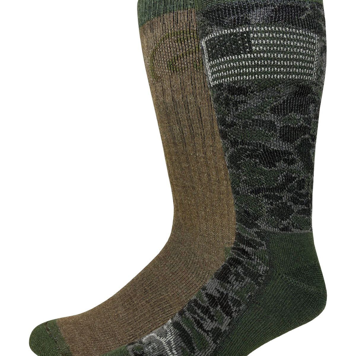 Ducks Unlimited Ameri-Camo Merino Wool Blend Boot Sock 2 Pack – Carolina Hosiery Mills