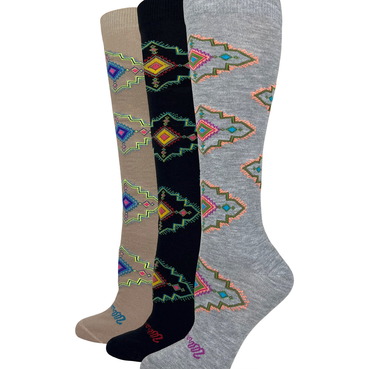 Wrangler Ladies Aztec Tall Boot Sock 1 Pair – Carolina Hosiery Mills