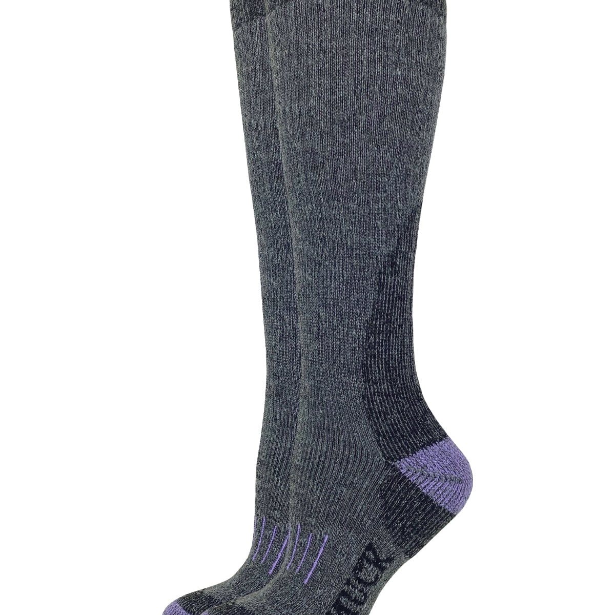 Muck Boot Ladies Merino Wool Heavyweight Knee High Boot Socks 2 Pack ...