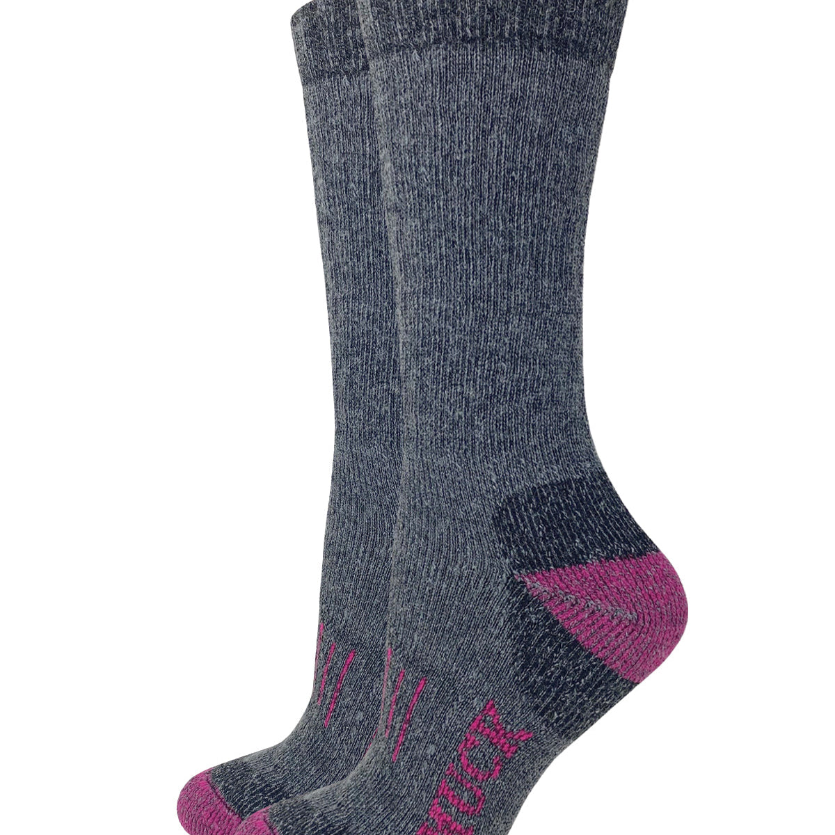 Muck Boot Ladies Merino Wool Heavyweight Mid Calf Boot Socks 2 Pack ...