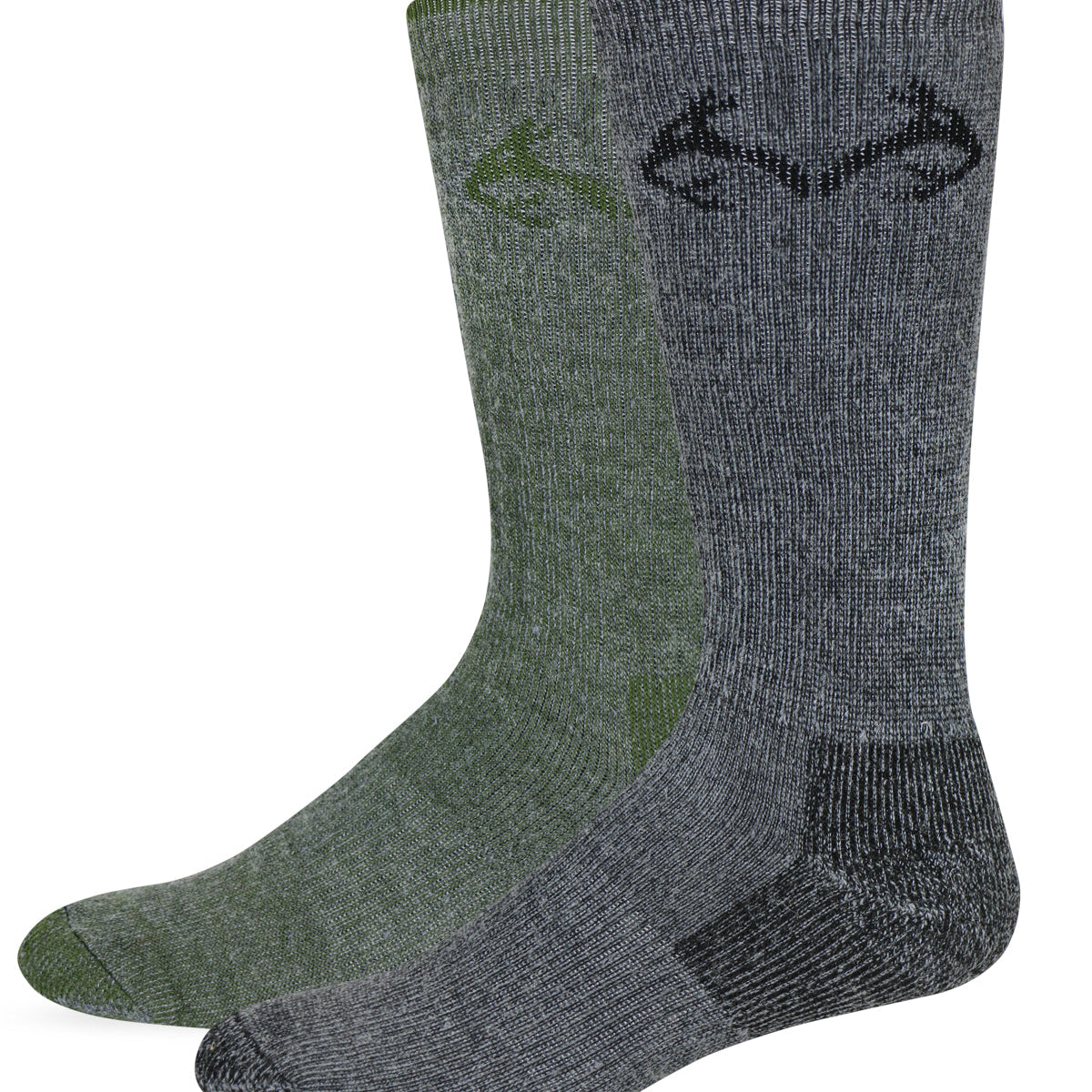 Realtree Men's Merino Wool Blend Boot Socks 2 Pack – Carolina Hosiery Mills