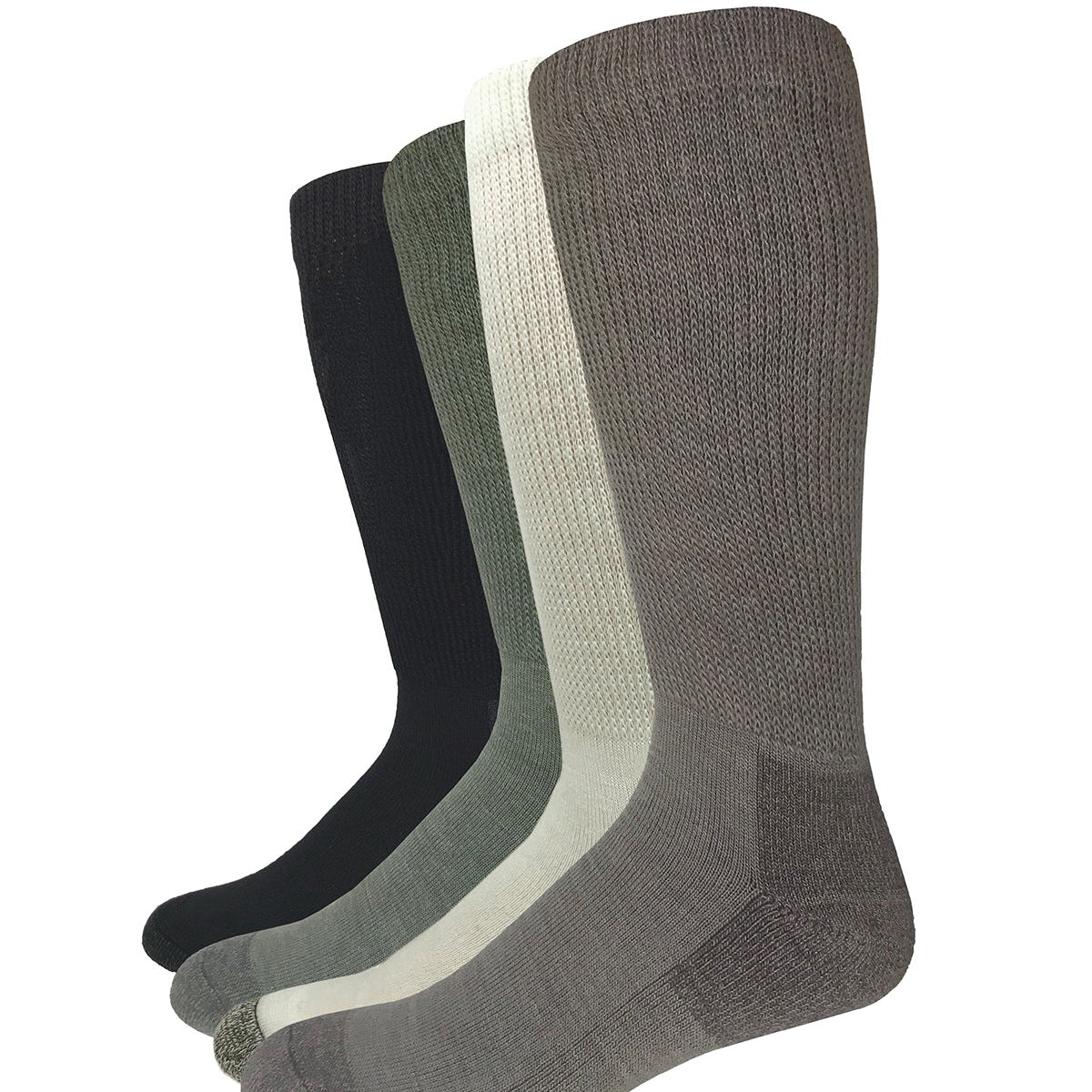 Carolina Ultimate Men's Non-Binding Merino Wool Blend Crew Socks 1 Pai ...