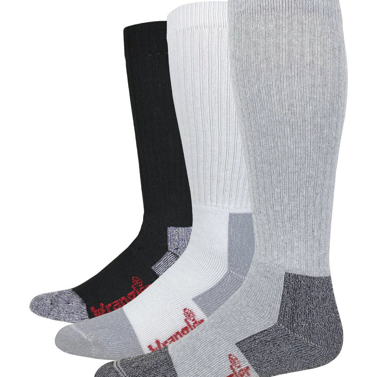 Wrangler Riggs Men's Cotton Over the Calf Work Boots Socks 2 Pack ...